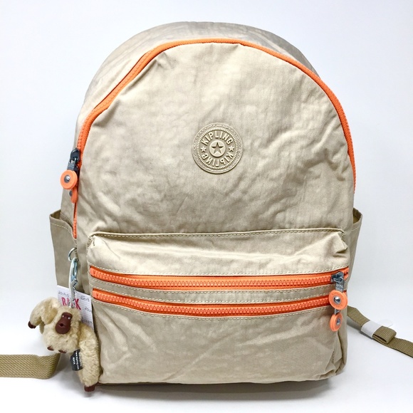 Kipling | Bags | Kipling Bouree Backpack Khaki Earth | Poshmark